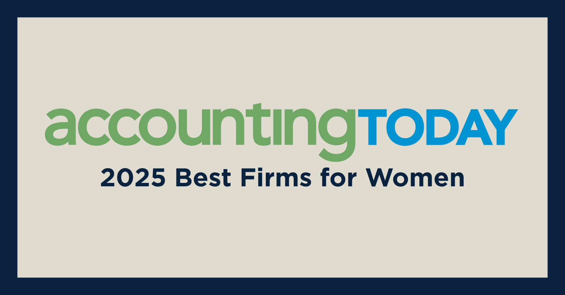HTB named a “Best Firms for Women” by Accounting Today - Hannis T ...